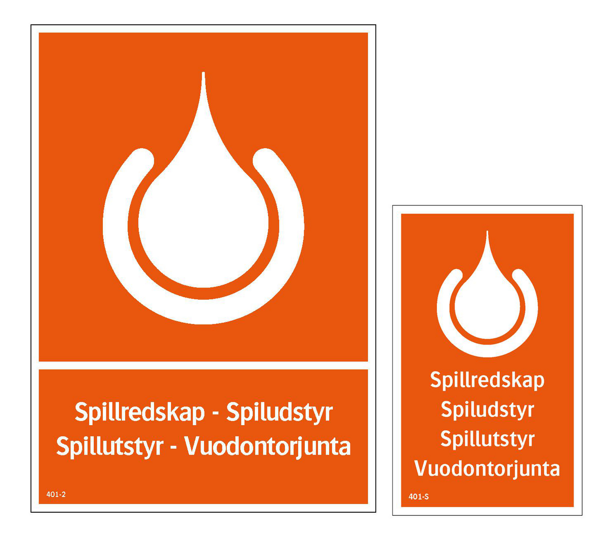 Skylt Spillredskap - Ikasorb - Witre.se