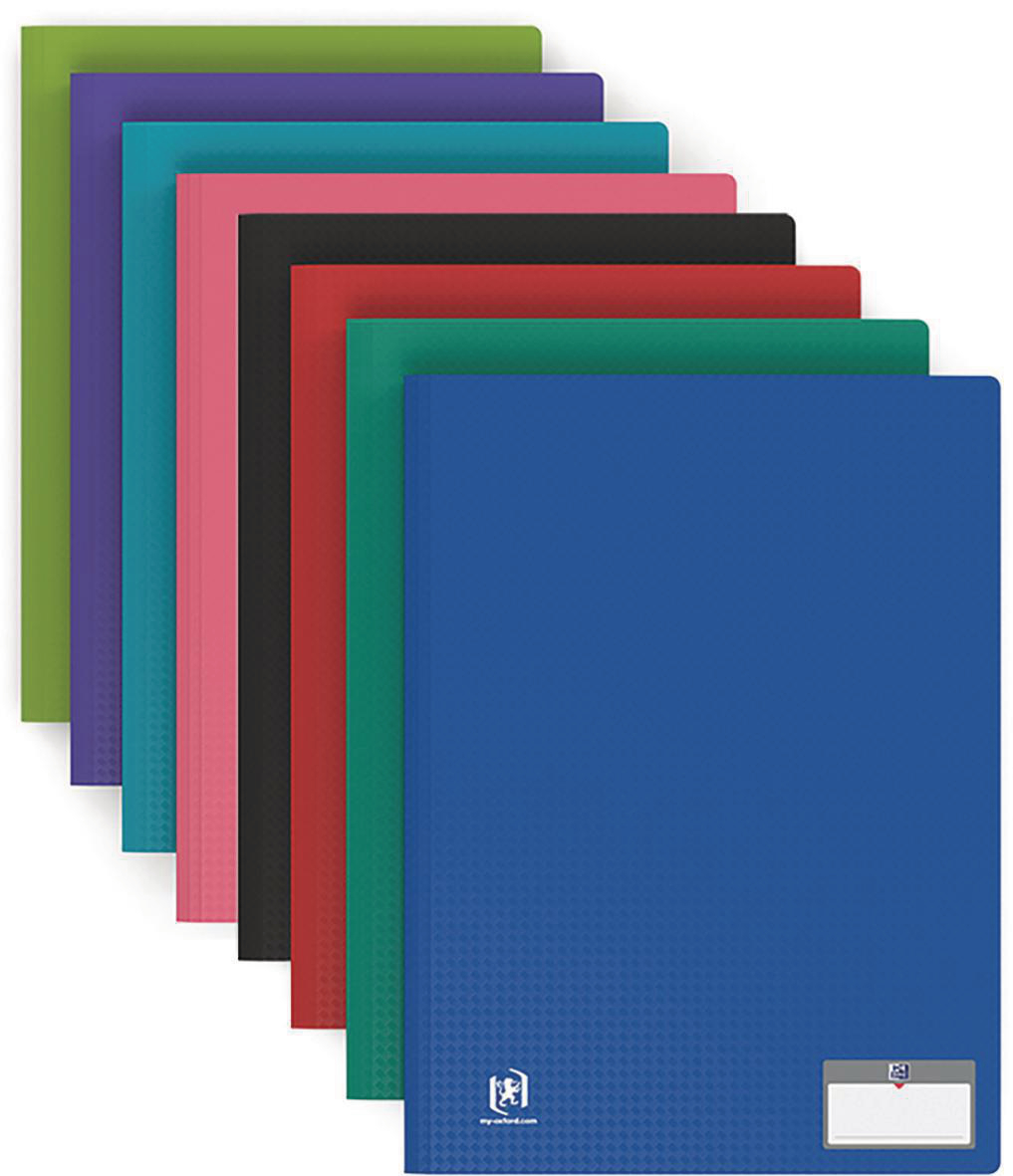 Memphis A4 dokumentmapp – 8 blandade färger