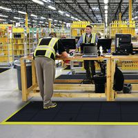 Modulär platta för avlastning med ergonomiska bubblor ESD m - Notrax