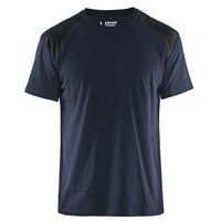 T-shirt Mörk marinblå/Svart - Blåkläder - Witre.se