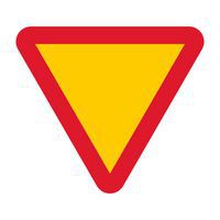 Skylt Väjningsplikt - b1