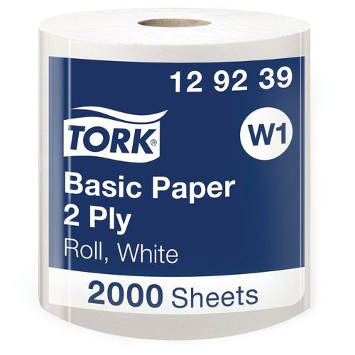 Torkpapper Basic rulle, 1 000 ark - Tork - Witre.se