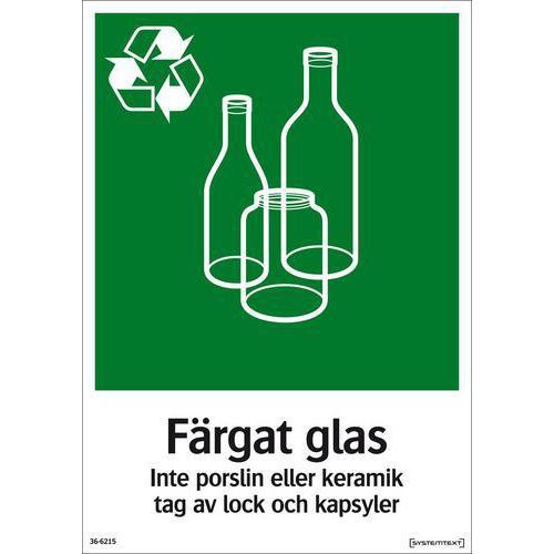 Skyltar - Källsortering